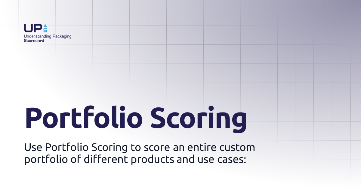 Portfolio Scoring | UP Scorecard User Guide
